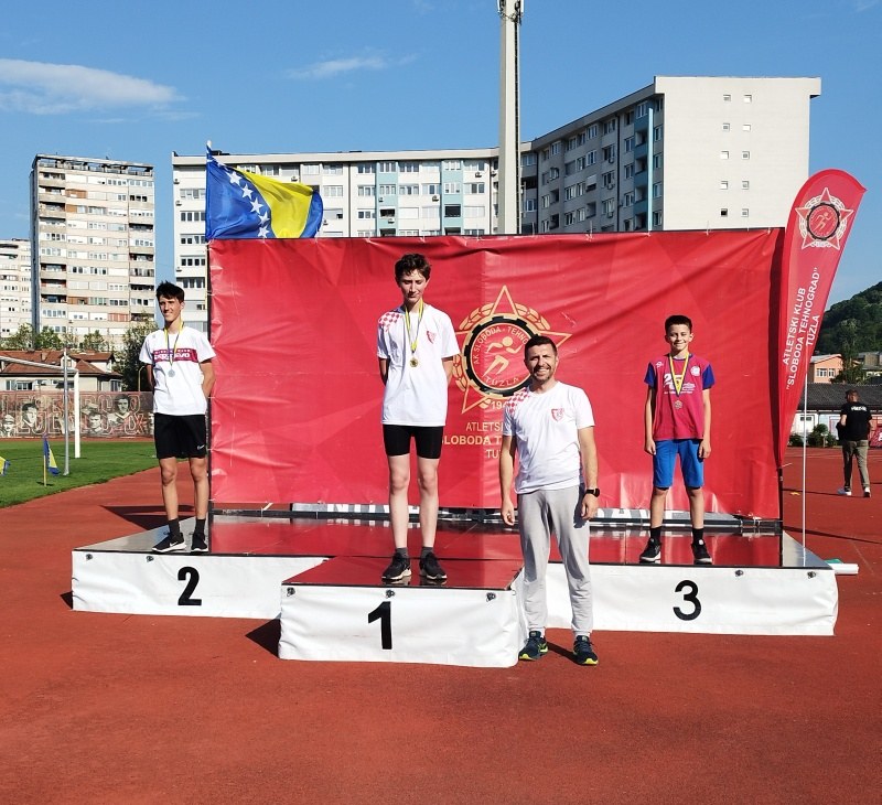 Marko Ćurković pionirski prvak BiH u skoku u dalj - Općina Čitluk