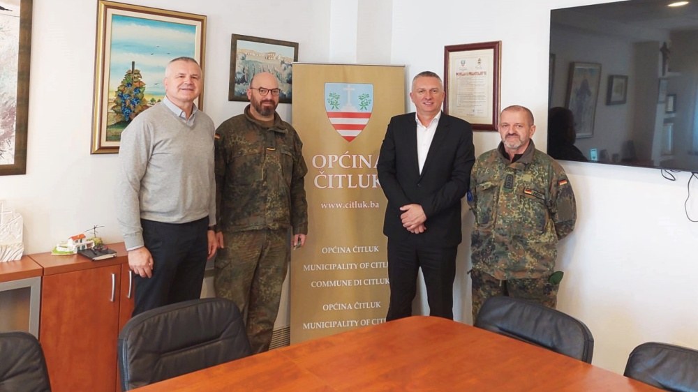 Posjet EUFOR-ovog LOT tima Općini Čitluk - Općina Čitluk